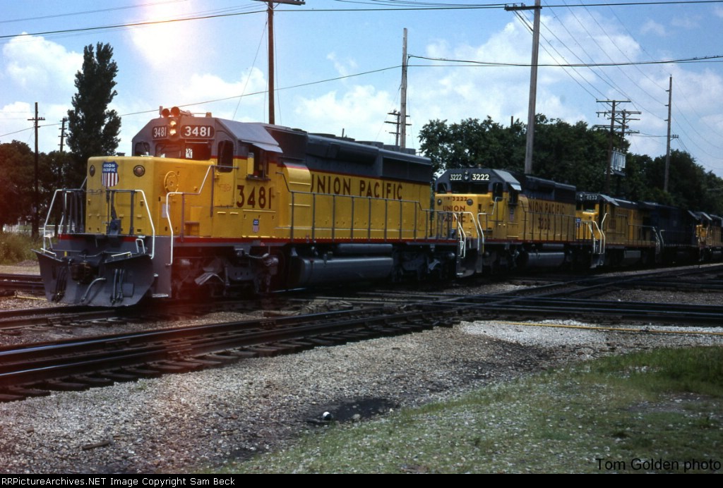 UP 3481, 3222, and MP 4833
